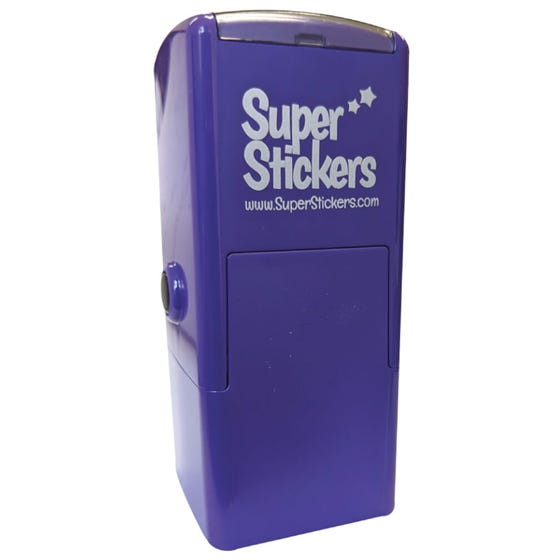 Purple Smiley Star Stamper Purple Smiley Star Stamper